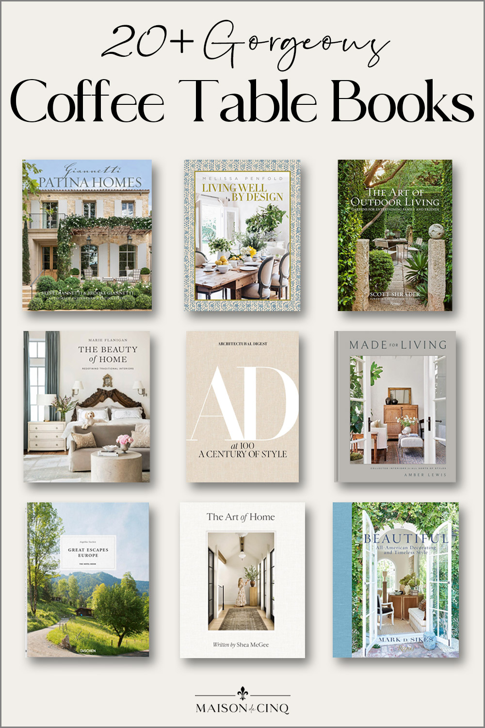 How to Style Coffee Table Books + My Top 20 Favorites