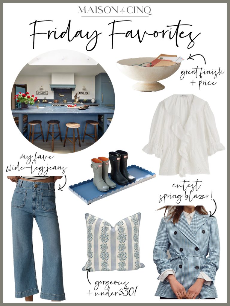 Friday Favorites - Weekly Inspiration on Maison de Cinq